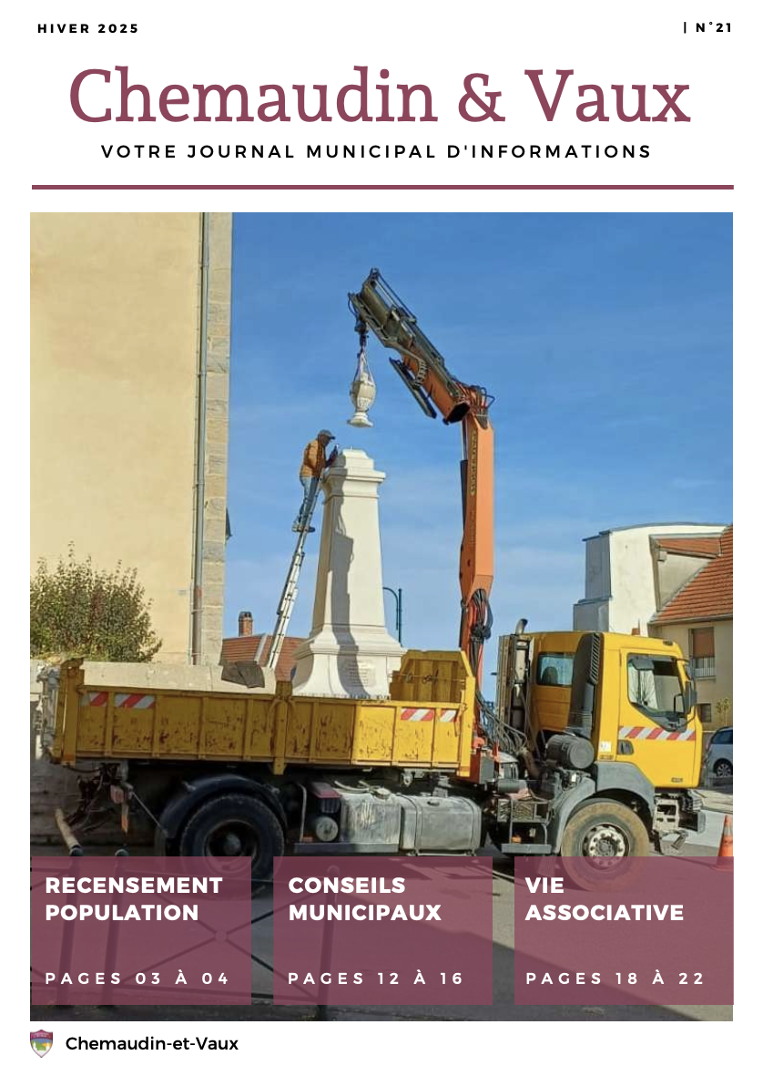 Bulletins Communaux - Commune de Chemaudin et Vaux